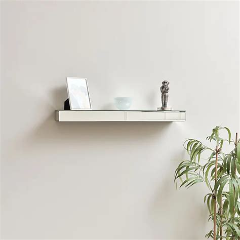 Melody Maison Mirrored Floating Wall Shelf