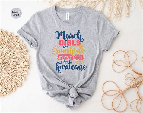 Funny March Birthday Girlcool March Girl Teearies Woman Tmarch