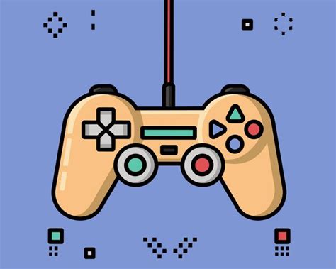 premium vector joypad vector flat color icon game joystick vector