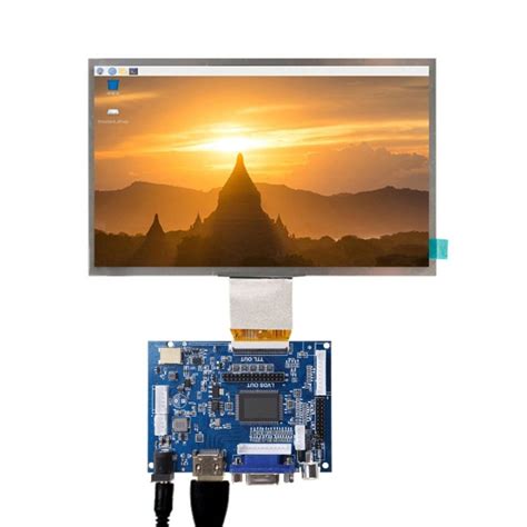 lcd display ttl lvds controller board vga 2av 50p for at070tn90 daraz lk