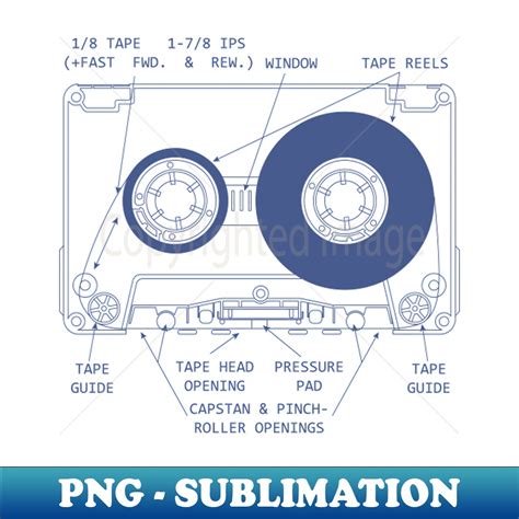 Anatomy Of A Cassette Tape Exclusive Sublimation Digital F Inspire