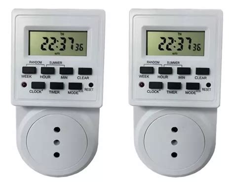 X 2 Timer Digital Programable Digital Temporizador Cuotas Sin Interés