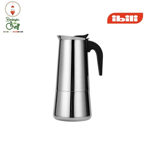 Cafetera Express Inox Moka 10 Tazas Ibili Bodegon Del Cheff