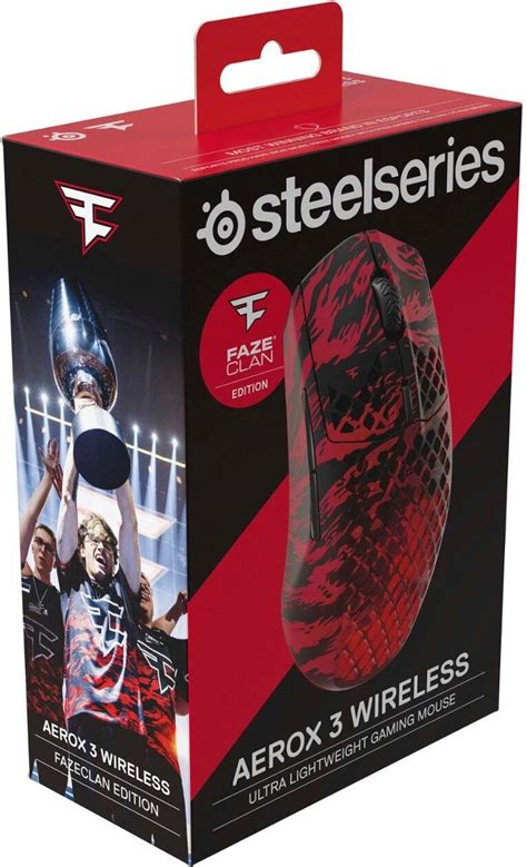 Steelseries Aerox 3 Wireless Faze Clan Edition Wireless Mouse Next Gen