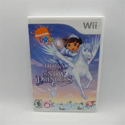 Dora The Explorer Dora Saves The Snow Princess Nintendo Wii 2008 No