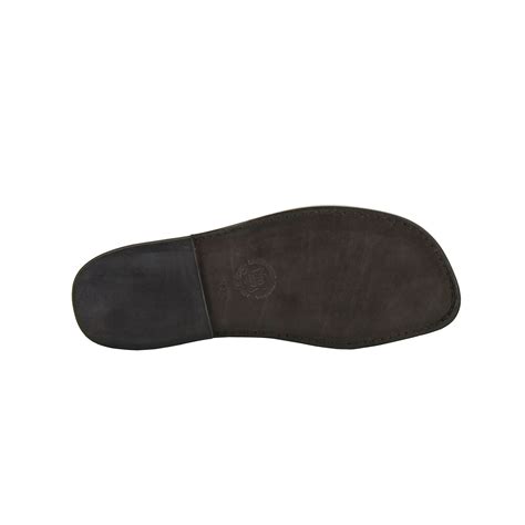 Handmade In Italy Mens Black Leather Franciscan Sandals Leather Artisans