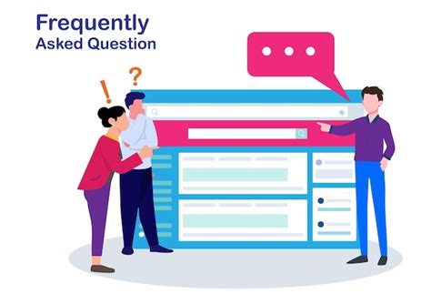 Premium Vector Landing Page Template Of Frequently Asked Question Concept Modern Flat Design