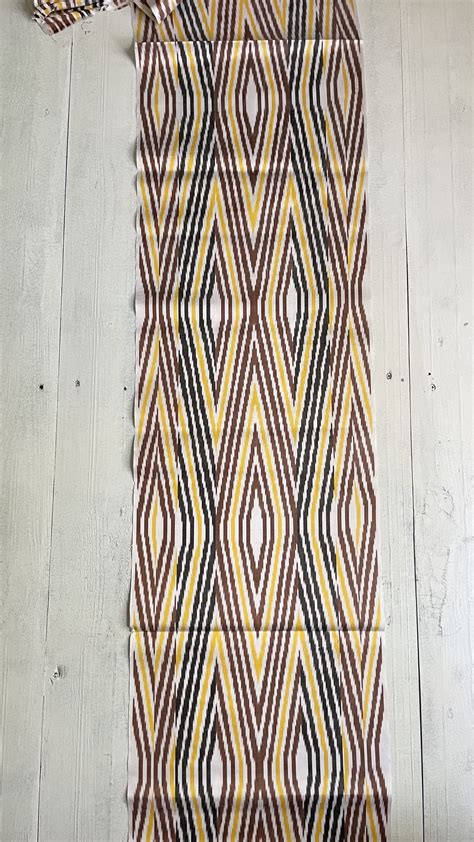 Unique Ikat Rhomb Adras Fabric For Your Creations