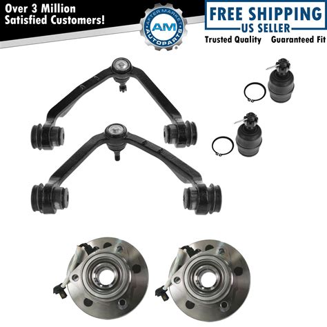 Control Arm Ball Joint Hub Front Upper Lower Kit Set Of For Ford F W WD
