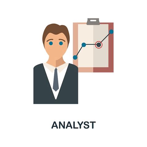 Premium Vector Analyst Icon Simple Element From Human Resources Collection Creative Analyst