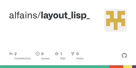 Github Alfainslayoutlisp