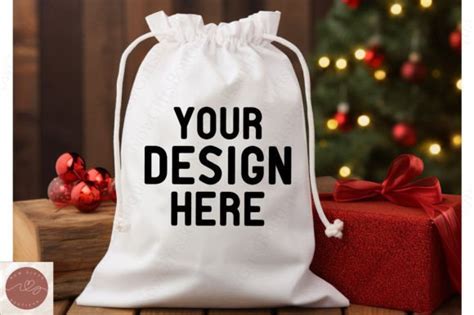 Christmas Santa Sack Mockup 8 Graphic By NowGiftsBoutique Creative