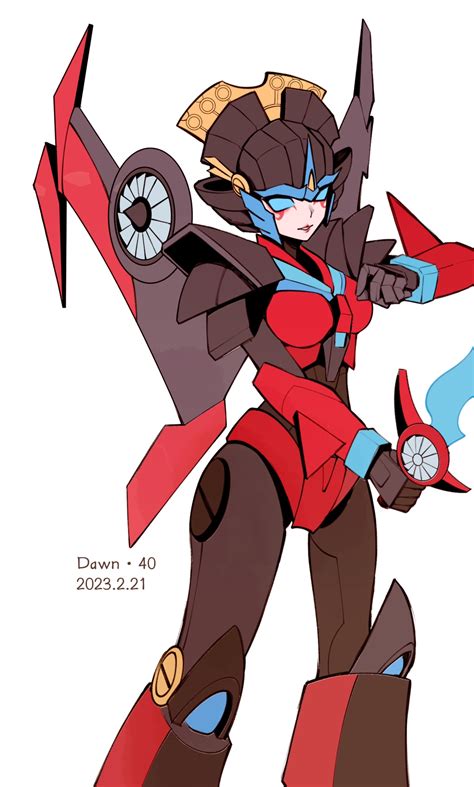 Windblade And Flame Toys Windblade Transformers And 2 More Drawn By