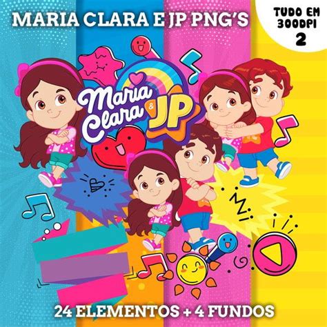 Kit Digital Maria Clara E Jp Elo7 Produtos Especiais Desenhos De