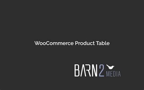 WooCommerce Product Table SimplyWP