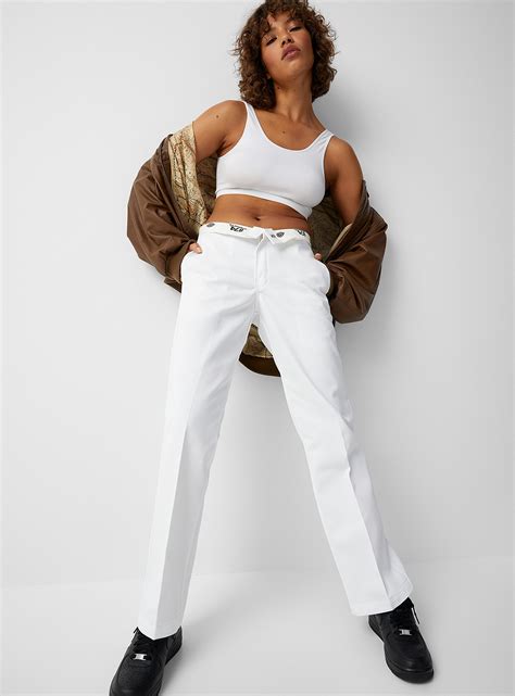 Dickies Original 874 Work Pant In White Modesens