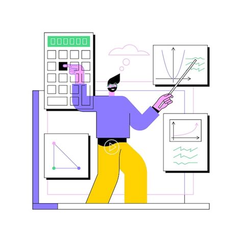 Premium Vector Online Math Tutoring Abstract Concept Vector Illustration