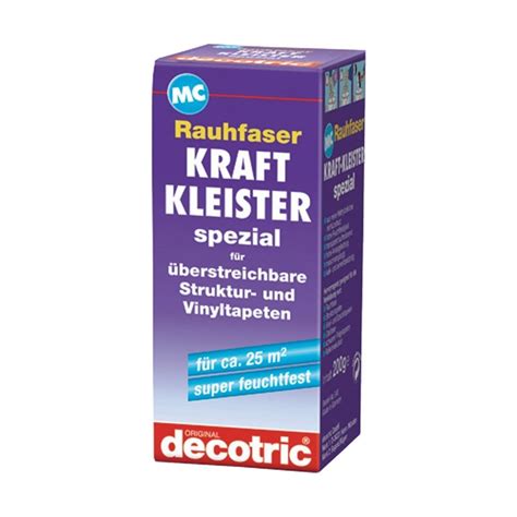 Decotric Mc Rauhfaser Kraft Kleister 200 Gramm 399