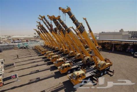 تأجير معدات ثقيله رفعه شوكيه كرينات بجميع الاحجام موقع حراج