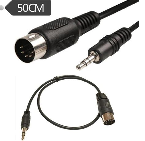 Pin DIN MIDI Male To Mm Male Plug Stereo Jack Audio Adapter Cable Cm Electric Vehicle