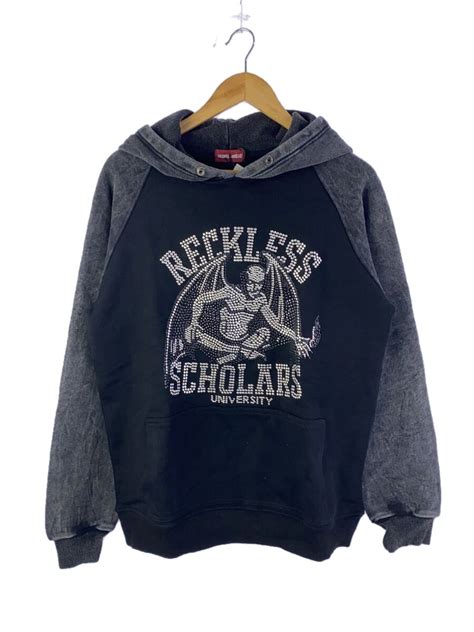 その他ブランドソノタブランド Reckless Scholarsパーカーlコットンgry 古着の販売・通販ならセカンドストリート