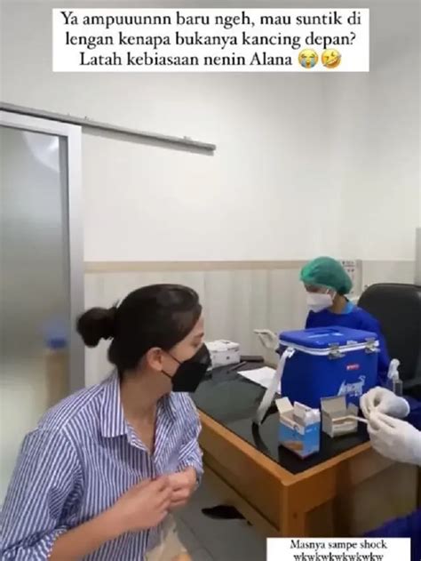 Bikin Ngakak Alice Norin Ingin Disuntik Di Lengan Malah Buka Kancing Baju Showbiz Liputan Com