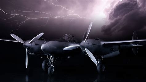 P 38 Lightning Wallpaper