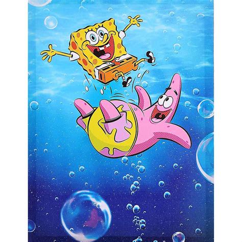 12x16 Spongebob Patrick Canvas Wall Art At Home