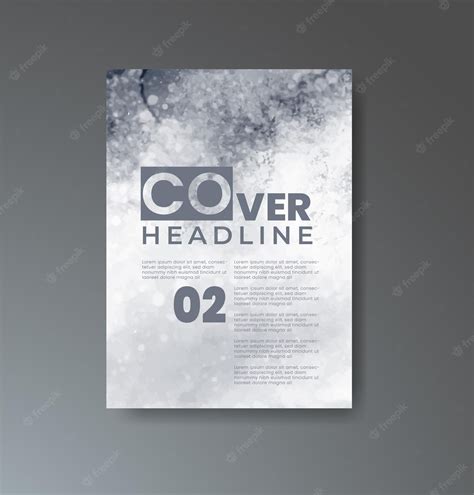Premium Vector Cover Template With Watercolor Background Design For