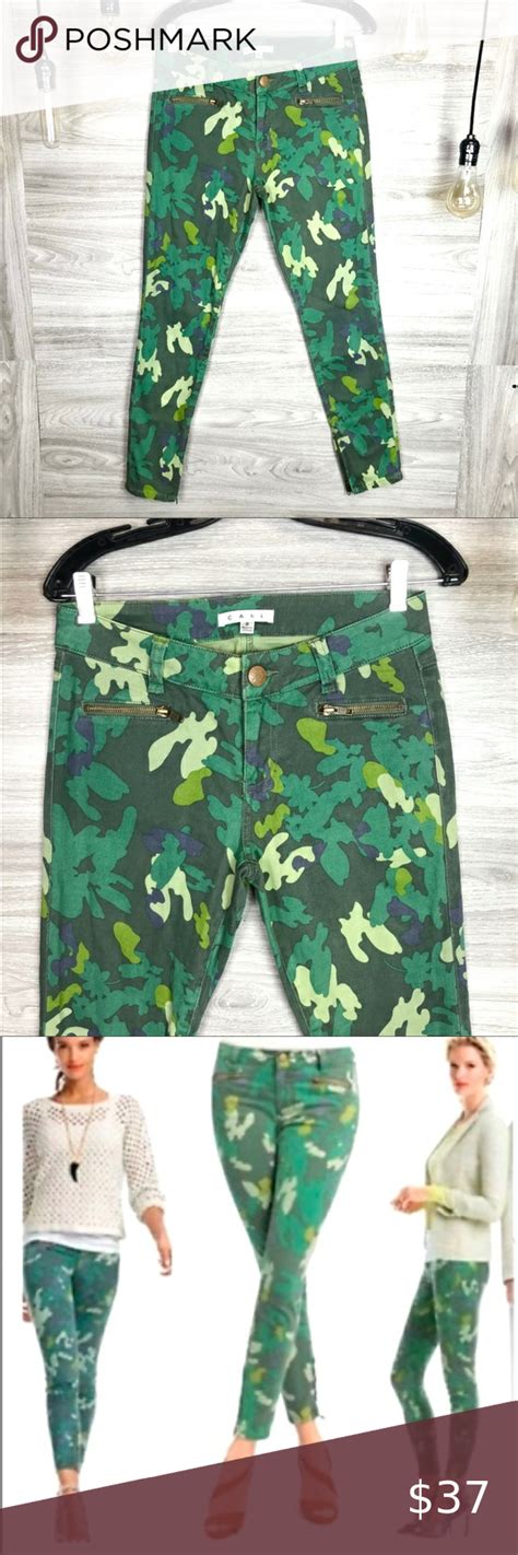 Cabi Clover Camo Side Zip Pants Side Zip Pants Plus Fashion Fashion