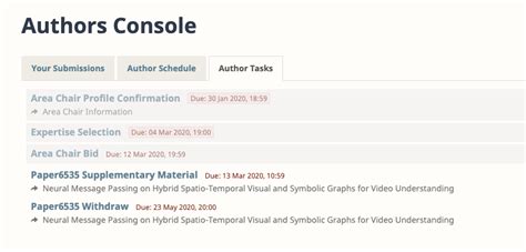 Author Console Show Tasks For Authors Only Issue Openreview Openreview Py Github