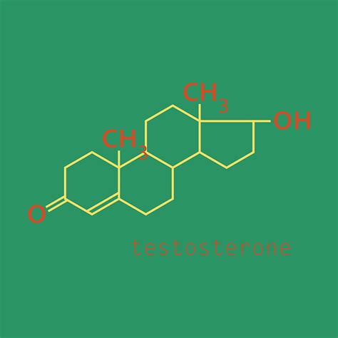테스토스테론 남성 성 호르몬 안드로겐 분자 벡터 Ai Eps Uidownload