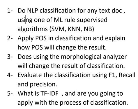 solved show the text doc you can use any text doc 1 do nlp