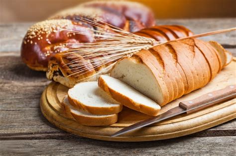 Premium Photo Bread In The Composition With Kitchen Accessories On