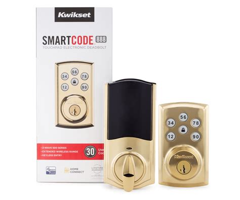 Kwikset 888 Smartcode Z Wave Deadbolt Touch Button Lock Alarm Grid