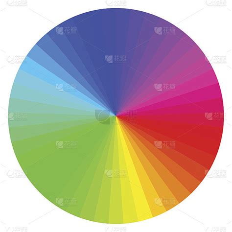 有不同颜色的色轮