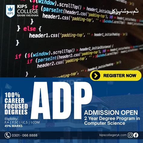 Kips 🎓 𝐀𝐃𝐏 𝐢𝐧 𝐂𝐨𝐦𝐩𝐮𝐭𝐞𝐫 𝐒𝐜𝐢𝐞𝐧𝐜𝐞 🎓 🚀 𝟏𝟎𝟎 𝐂𝐚𝐫𝐞𝐞𝐫 𝐅𝐨𝐜𝐮𝐬𝐞𝐝 𝐃𝐞𝐠𝐫𝐞𝐞𝐬 💻 Learn Code Create