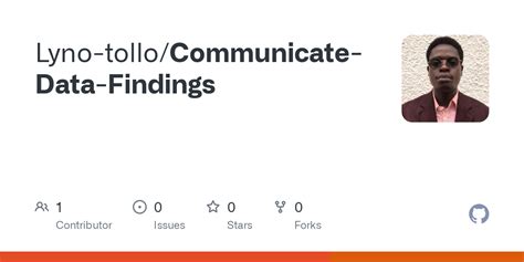Github Lyno Tollo Communicate Data Findings