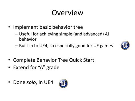Project Behavior Tree Imgd 4000 Due April 7th 1159pm Ppt Download