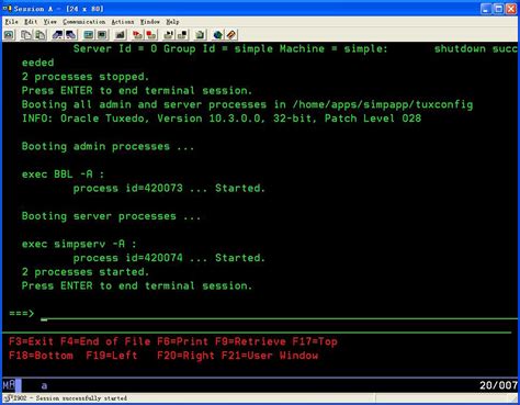 Using The Oracle Tuxedo System On Unix And Ibm I 61 Platforms