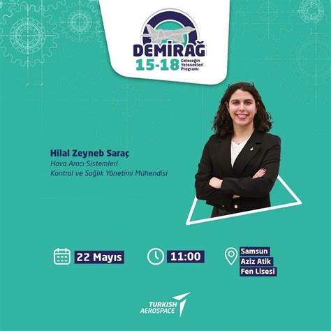 Hilal Zeyneb Saraç Linkedin‘de Türk Havacılık Ve Uzay Sanayii Demirağ Geleceğin Yetenekleri