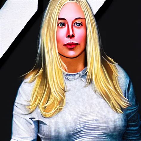 Elon Musk With Blonde Hair And Beautiful Female Stable Diffusion