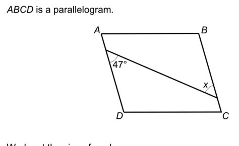 Solved Abcd Is A Parallelogram Math