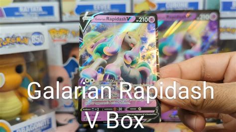 Galarian Rapidash V Box Youtube