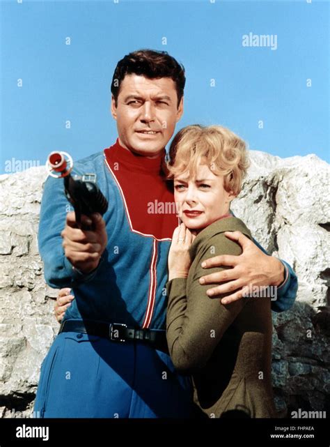 GUY WILLIAMS JUNE LOCKHART LOST IN SPACE 1965 Stock Photo Royalty