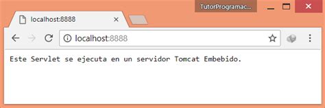 Servlet En Servidor Tomcat Embebido