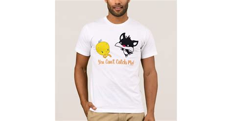 Chibi Sylvester™ Chasing Tweety™ T Shirt Zazzle