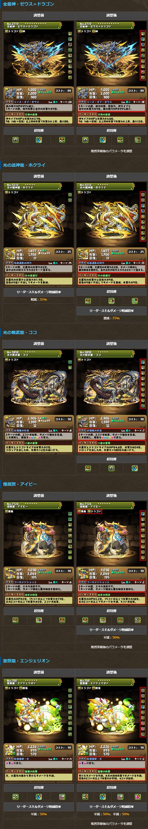 アマージュやノアドラなど非ガチャ限ドラゴンを大量強化！1月26日中に実装 パズドライフ