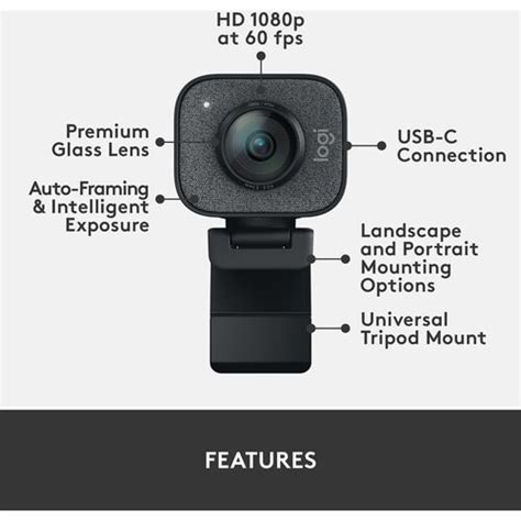 Logitech Streamcam Full Hd Webcam Graphite 6111771 Konga Online Shopping