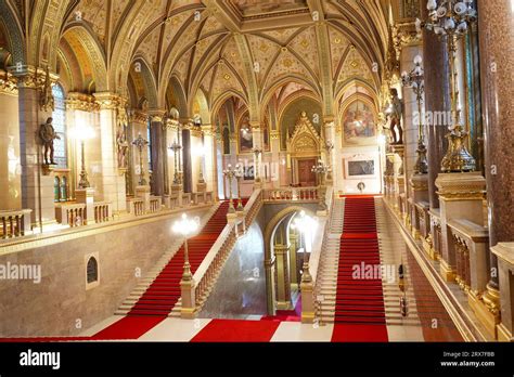 Budapest Hungary August 22 2023 Interior Of The Hungarian